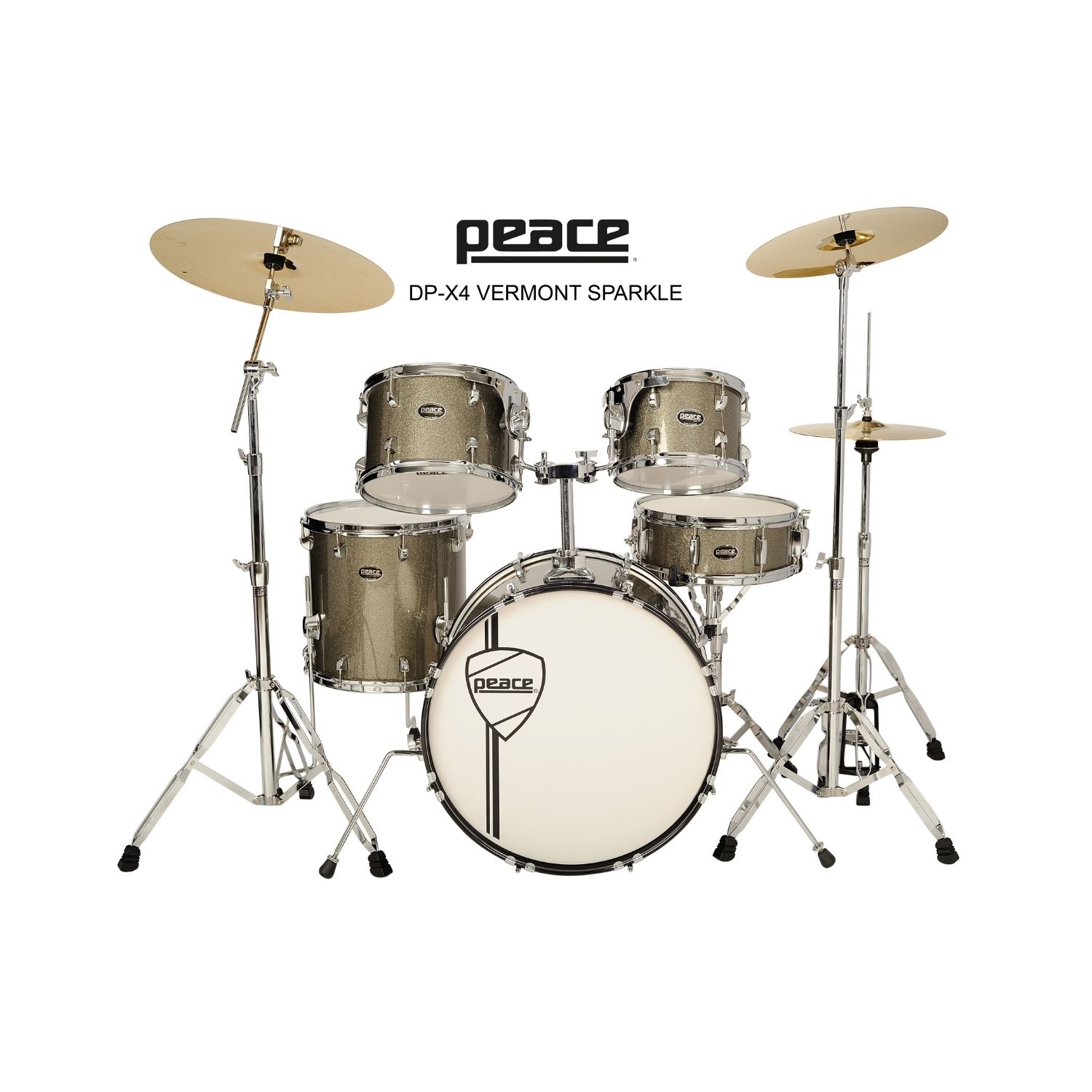 Peace Drums X4 Series Acoustic Drum Kit | JohnsMusic.in