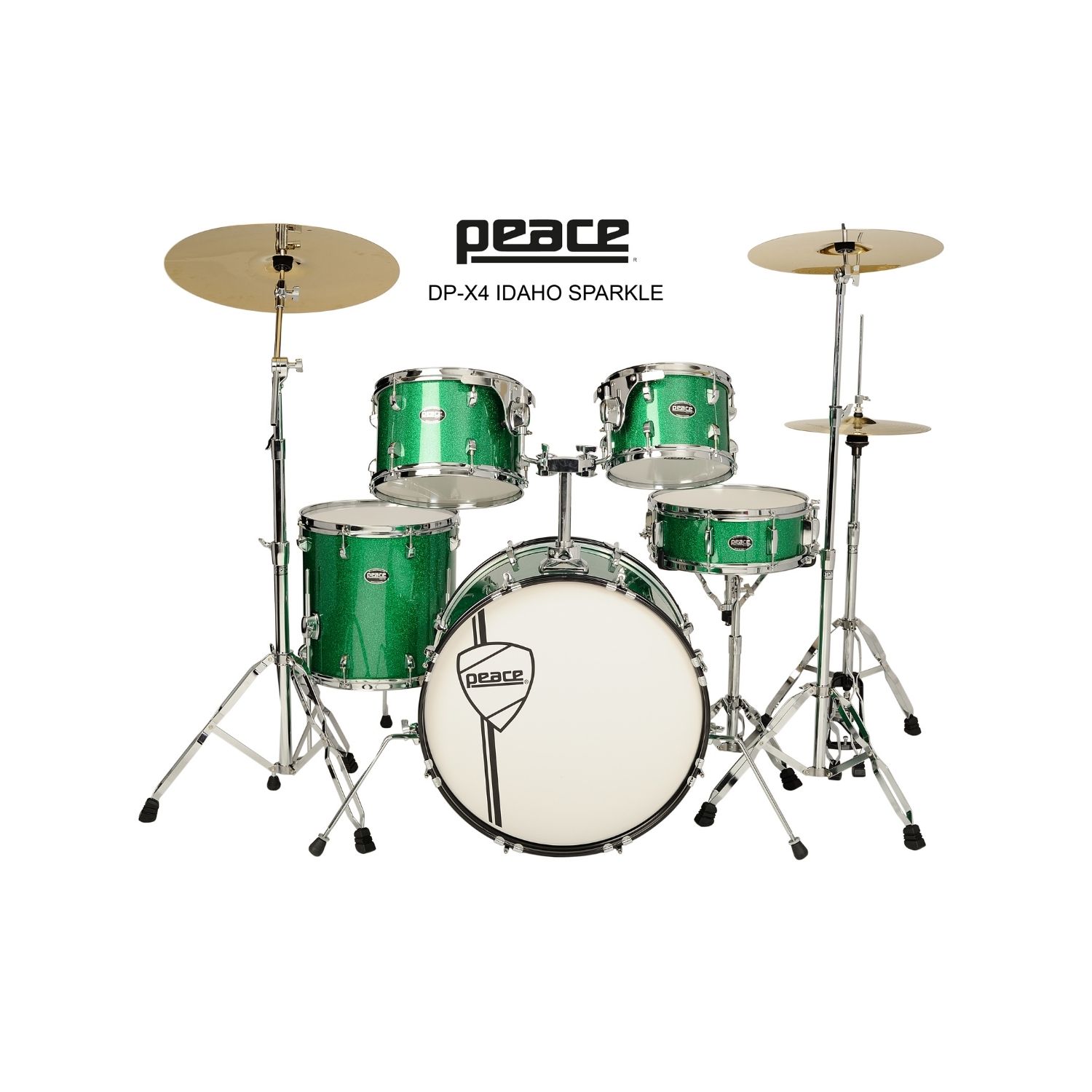 Peace Drums X4 Series Acoustic Drum Kit | JohnsMusic.in