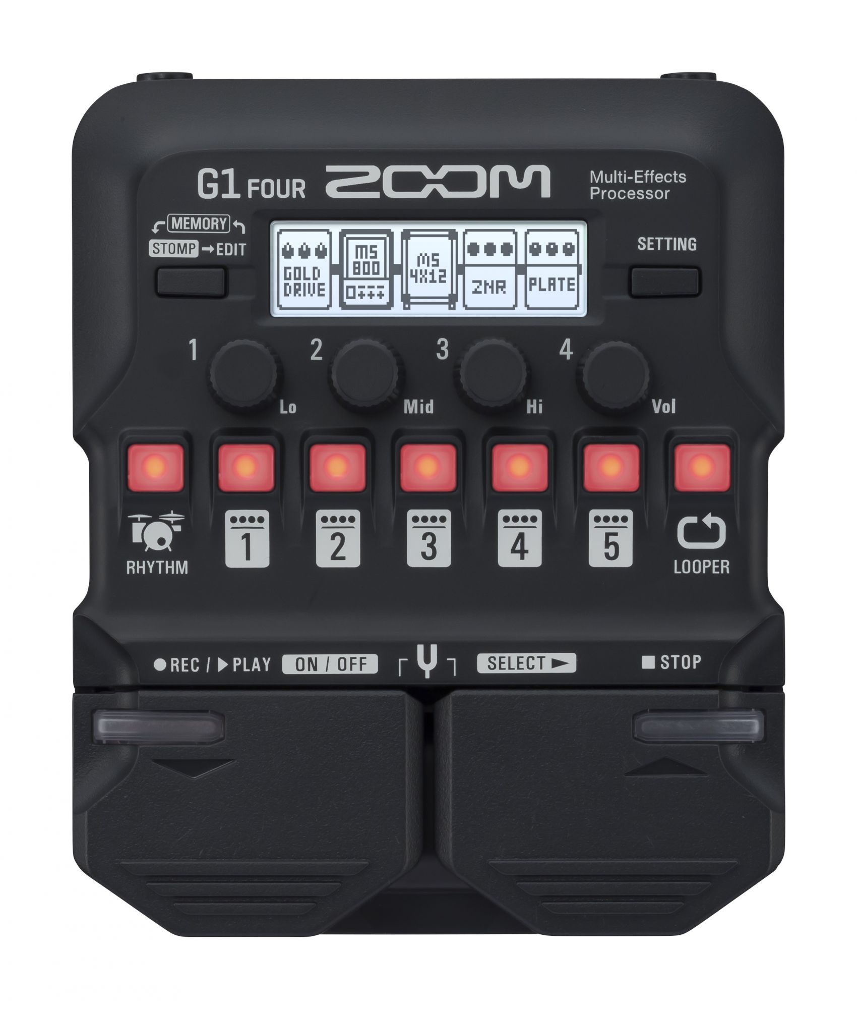 Zoom G1 FOUR Multi-effects Processor | Shop online in India | JohnsMusic.in