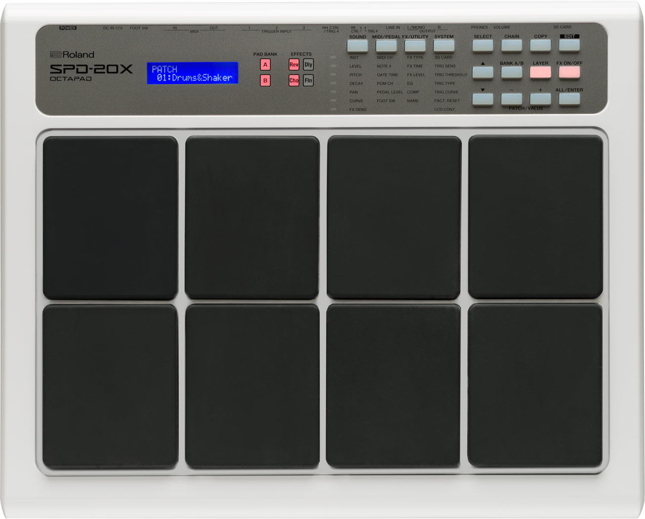 ROLAND SPD 20X OCTOPAD - White | Shop online in India | JohnsMusic.in