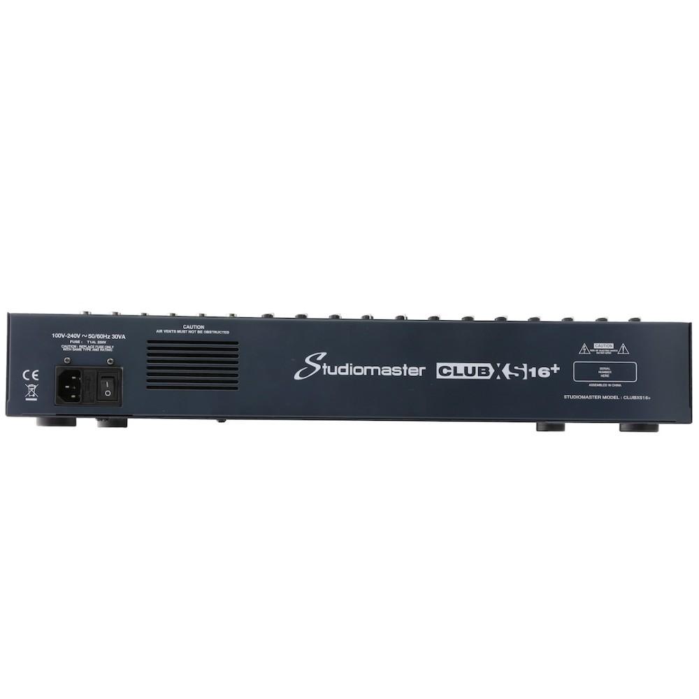 Studiomaster Club XS 16+ 16 Input Channel Analog Mixer | JohnsMusic.in
